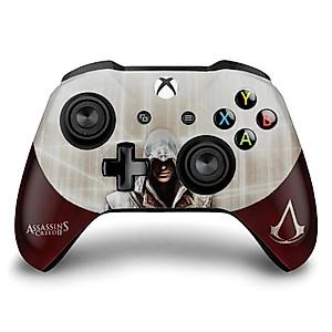 Head Case Designs Officially Licensed Assassin's Creed Cover Art II Graphics Vinyl Sticker Gaming Skin Decal Cover Compatible With Xbox One X Console and Controller Bundle