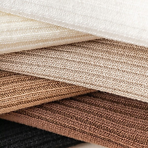 TeenFighter 6 Pairs of Comfortable Casual Cotton Socks for Women, Solid Color Stretch Socks for Girls and Students