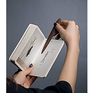 Cute Book Accessories - Handmade Wooden 2 in 1 Letter Opener and Bookmark and Book Page Holder - Book Lovers Gifts for Women and Men