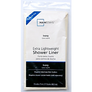 Light Weight PEVA Shower Curtain Liner - 70" x 71" - Ivory
