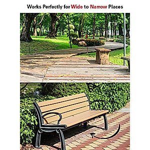 JaniLink Elastik Power Green Broom 55&quot; - Heavy Duty All Purpose Broom