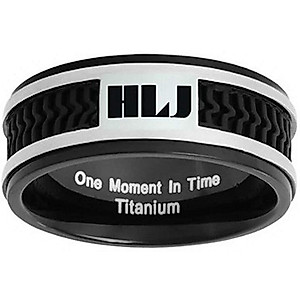 Spanish Elements CTR Ring Black Titanium with Rubber Inlay - J120s (9)