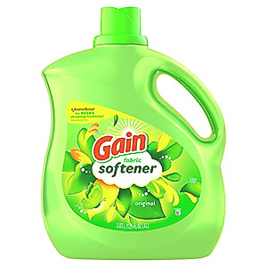 Gain Laundry Fabric Softener Liquid, Original, 129 Fl Oz 150 Loads
