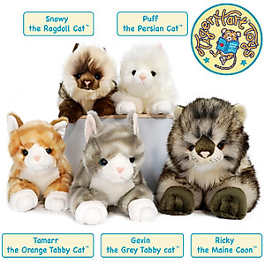 TigerHart Tamarr The Orange Tabby Cat - 10 Inch Stuffed Animal Plush