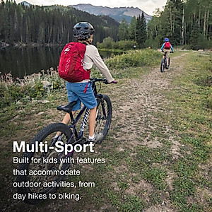 Osprey Talon Jr Boy's Hiking Backpack , Stealth Black