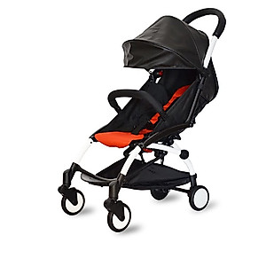 Handle Sleeve Cover for Babyzen YOYO2 / YOYO+ Strollers, Artificial Leather Black