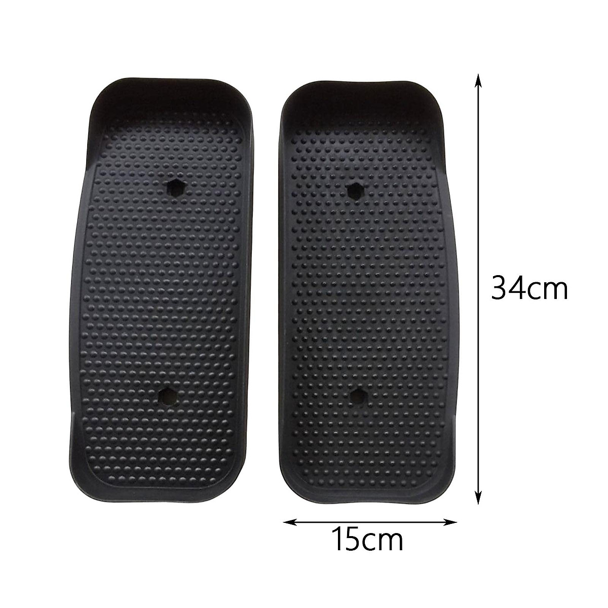 Universal Elliptical Machine Pedals Easy to Install Trainer Pedal Non Slip Elliptical Trainer Pedals for Indoor Exercise Sports Accessories