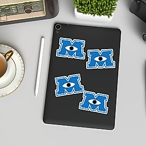 Stickers 48pcs Monsters Skateboard Bumper Inc Laptop Hat Motorcycle M for Kids Teens Adults Wall Decoration Bike Bedroom Car Water Bottles Hard Phone Case