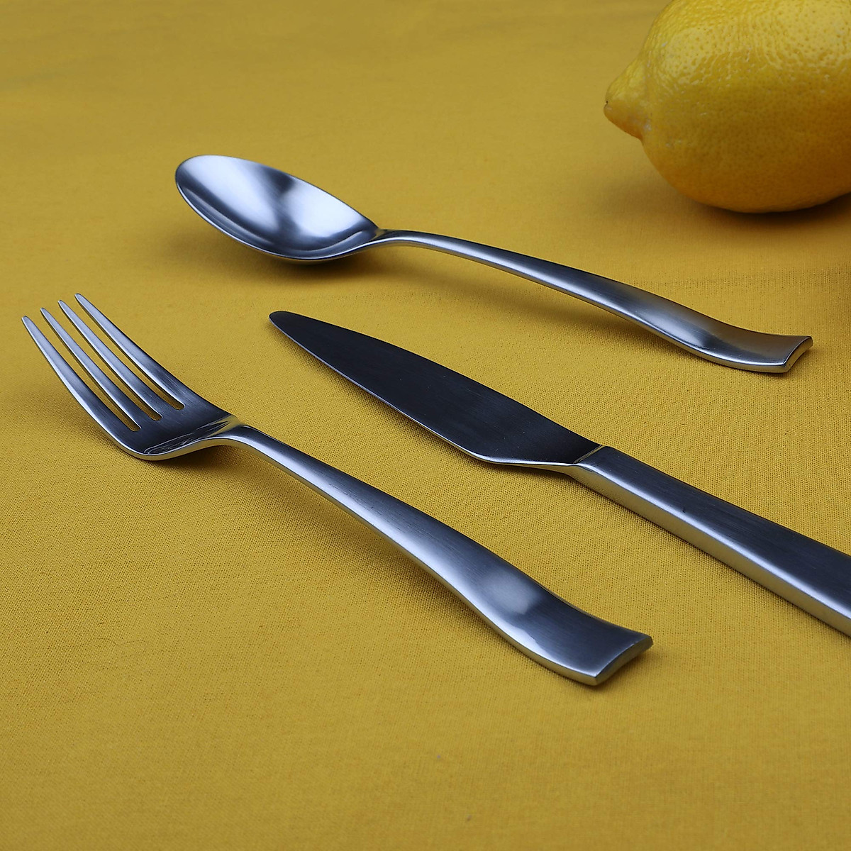 Gourmet Settings 20-Piece Silverware Hotel Collection Flatware Set for 12, Service for 4, Stainless Steel