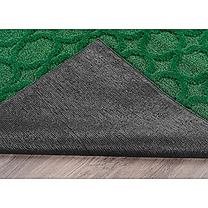 Garland Rug Garden Trellis 4 ft. x 6 ft. Indoor/Outdoor Area Rug Green