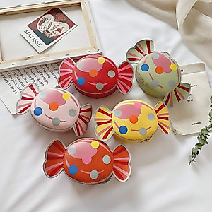 VALICLUD Storage Bag Lovely Candy Shaped Bag Cross Body Pouch Mini Change Purse