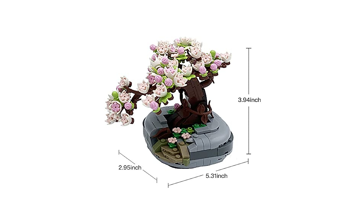 Creative Mini Sakura Bonsai Building Set for All Ages