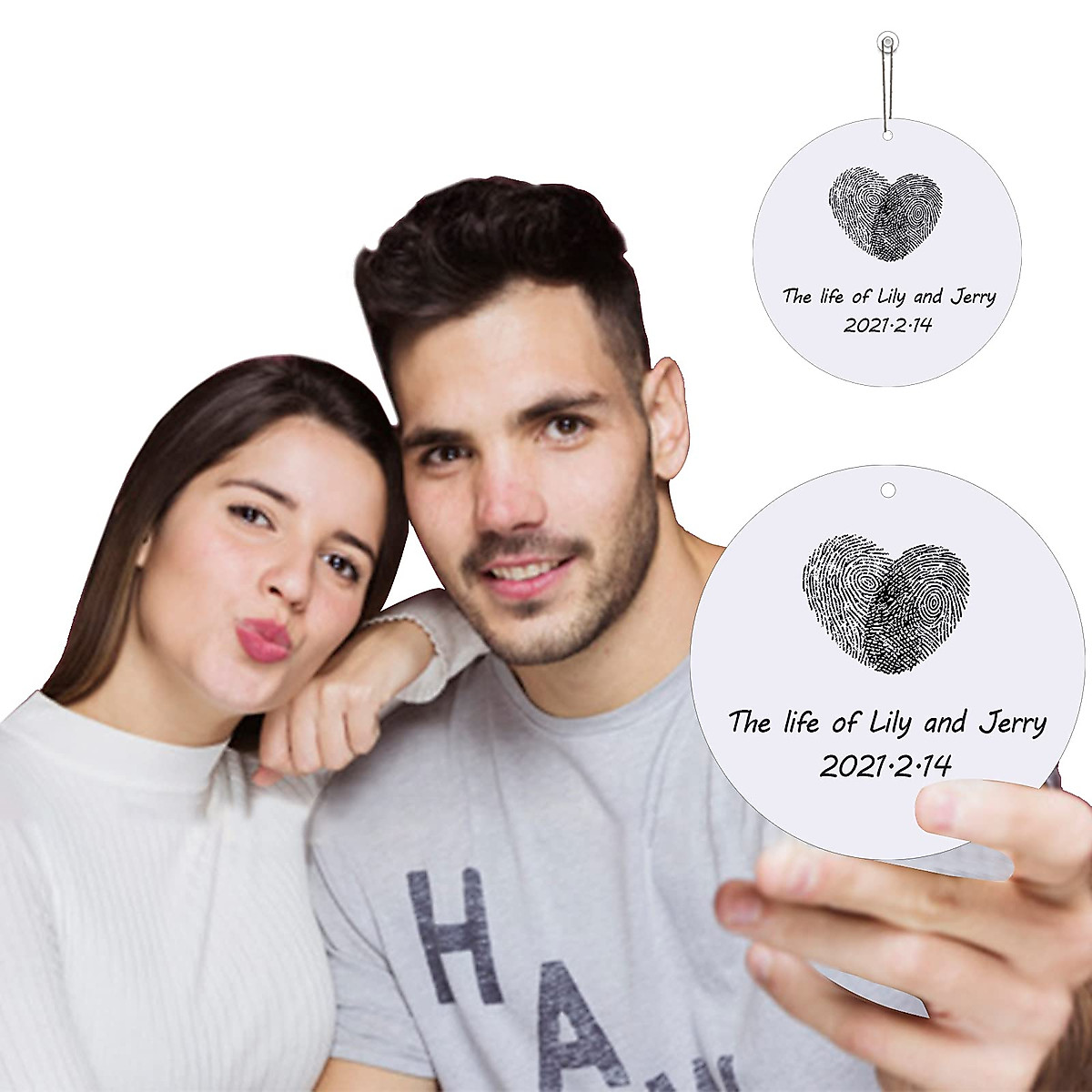 Ink Pad for Baby Hand and Footprints, 2Pcs Clean Touch Ink Pads with 6 Imprint Cards, Dog Paw Print Kit, Doesn’t Touch Skin, Inkless Print Kit Safe Non-Toxic for Newborn Baby, Family Keepsake