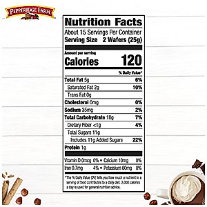 Pepperidge Farm Pirouette Cookies, Chocolate Hazelnut Créme Filled Wafers, 13.5 Oz Tin
