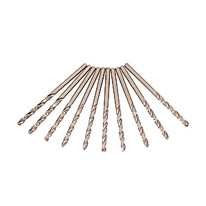 Drill Bit Set M35 1.0-5.0MM Cobalt Twist Drill Bit Set HSS CO Hex Shank Drills Bits Set for Drilling on Stainless Steel(2mm)