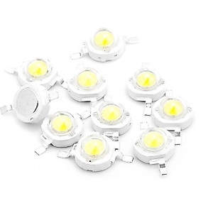 High Power Led Chip, LED Chip Bulb, Light Beads, 1w White Super Bright SMD Cob Light Emitter Components Diode Bulb Lamp Beads for DIY Lighting (Cool White)