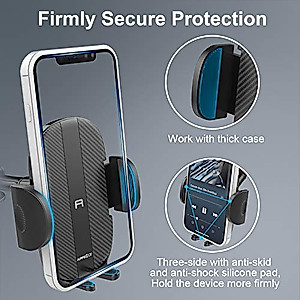 APPS2Car Cell Phone Holder for Car Phone Mount for Car Long Arm Dashboard Windshield Car Phone Holder Mount Strong Suction Cup Anti-Shake Stabilizer Phone Car Holder for All iPhone Android Smartphone