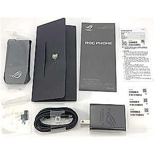 ASUS ROG Phone (ZS600KL) 6.0 inchs with 8GB RAM / 512GB Storage, (GSM ONLY, NO CDMA) Factory Unlocked International Version No-Warranty Cell Phone (Black)