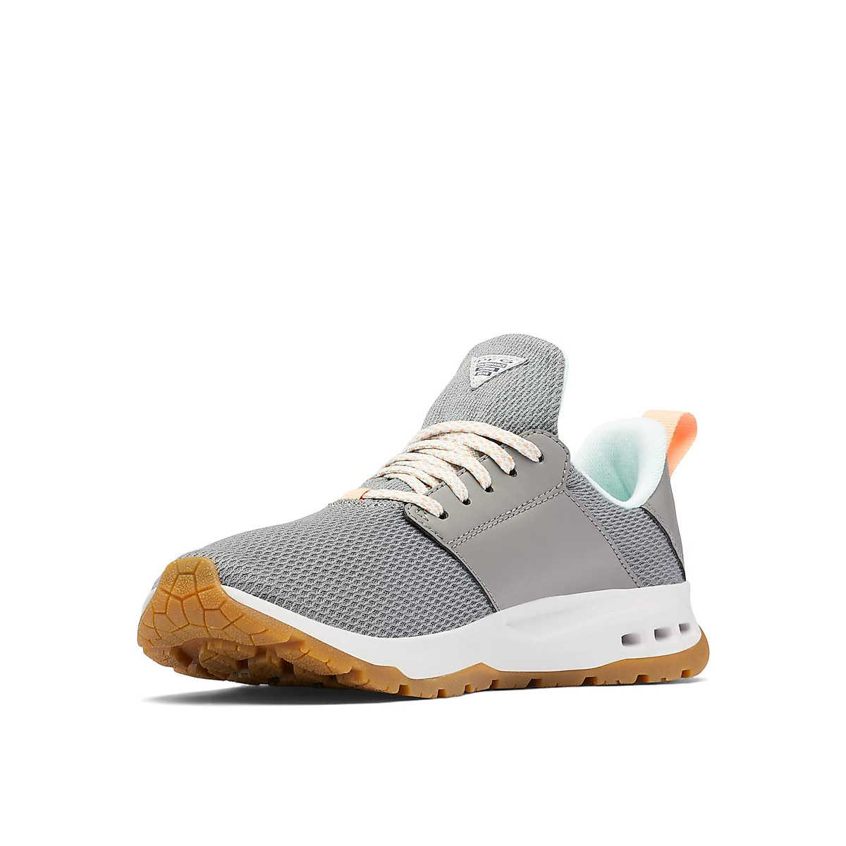 Columbia Womens Tamiami PFG Boat Shoe, Titanium Ii/Bright Nectar, 7.5 US