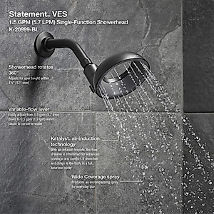 STATEMENT™ VES SHOWERHEAD, 1.5 GPM