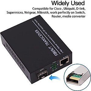10 Pack 1.25G SFP LC Module 1000Base-LX (SMF,1310nm,20km,DDM) Single-Mode Transceiver for Cisco GLC-LH-SMD,Ubiquiti UniFi,Meraki MA-SFP-1GB-LX10,Fortinet,Mikrotik,TP-Link,Netgear,TL-SM311LS,D-Link