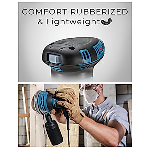 Dong Cheng 5” Random Orbital Sander, 3.0 Amp 12000OPM, 6 Variable Speed Electric Sander Kit with 10pcs Sandpapers & detachable Dust Collector, for Woodworking/Sanding/Polishing