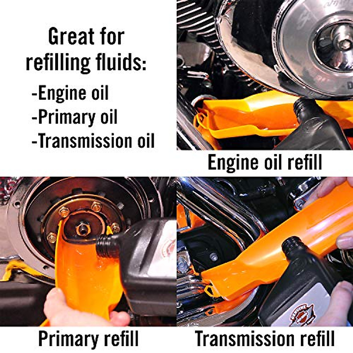 Ernst Manufacturing - 960-Orange 960 Greg's Drip-Free Oil Filter Funnel, Orange