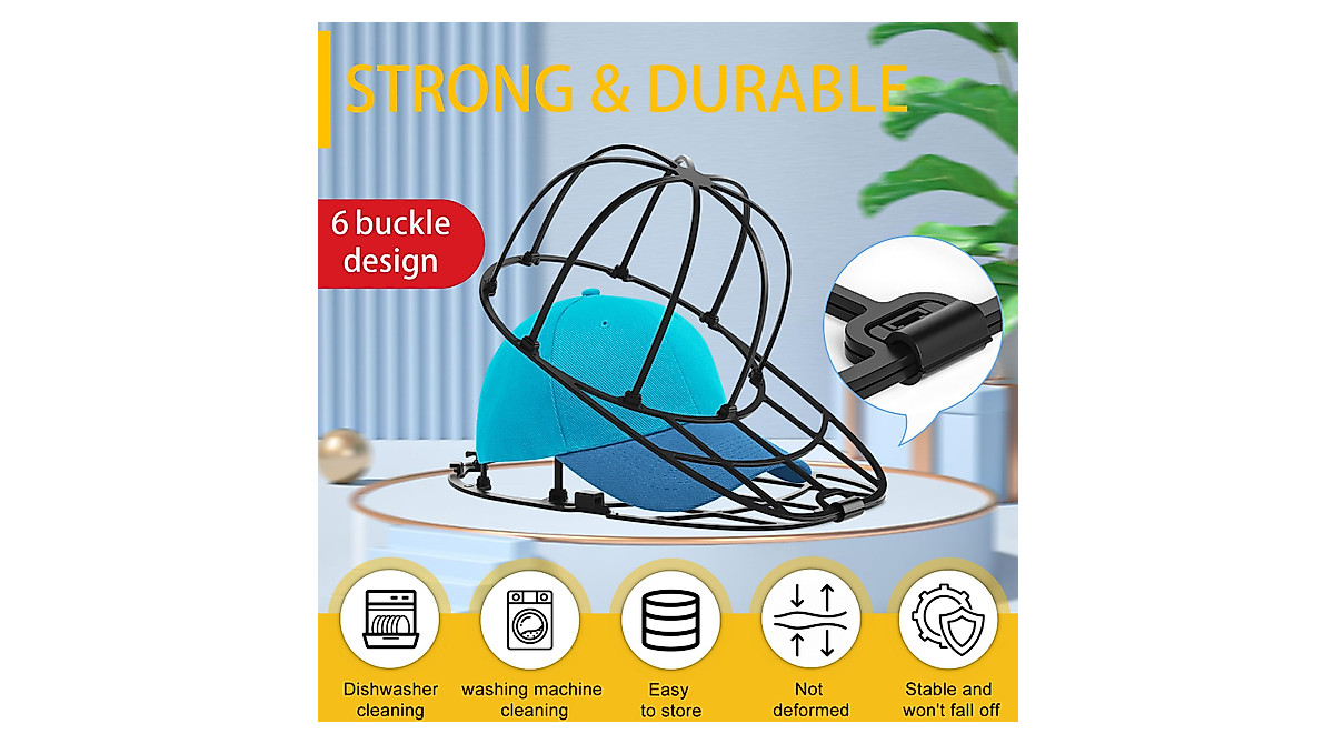 Hat Washer Cage for Perfectly Clean Baseball Caps