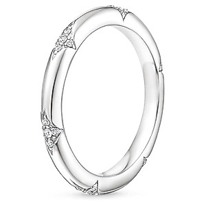 Love Band 0.20 CT Moissanite Matching Comfort Fit Band Colorless Moissanite Engagement Ring Wedding Band Silver Solitaire Vintage Antique Anniversary Diamonds Moissanite Ring Vintage Gifts (11)