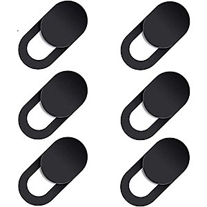 Camera Cover 6 PCS， Webcam Cover Slide，Ultra-Thin Webcam Cover Slide for Laptop, MacBook, PC, Cell Phone and More Accessories，Protect Your Privacy and Security