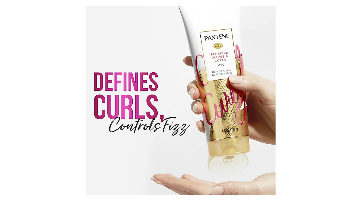 Pantene Curl Gel Kit - Strong Hold, Humidity Resistant, Natural Feel