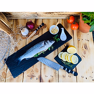 F. DICK – 1905 Santoku - Classic asian kitchen knife with 7.1" blade & 56 HRC - Ideal for meat & vegetables - Ultra sharp - Stainless steel - Ergonomic handle - High carbon