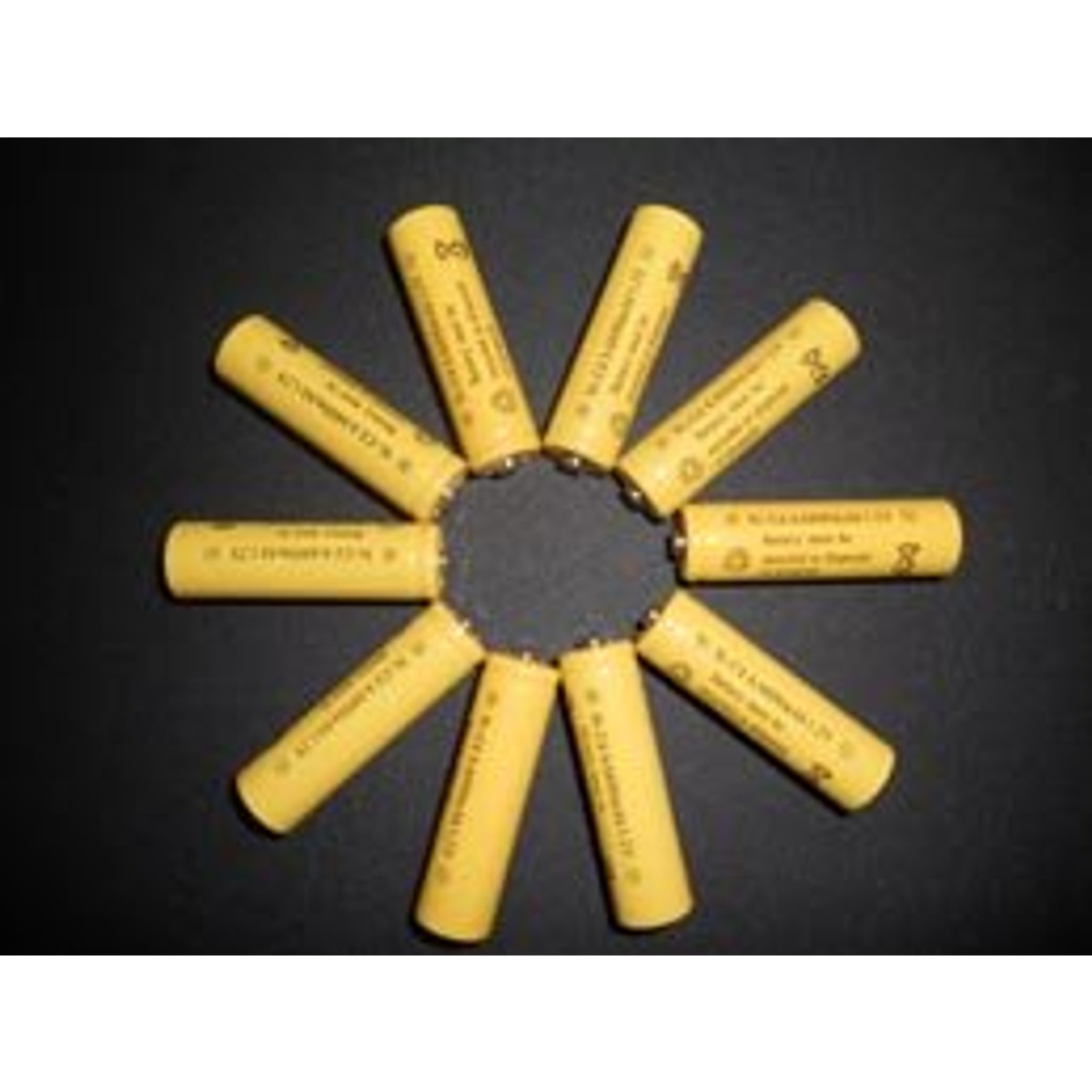 Solar Light AA Rechargeable 600mAh Ni-Cad Replacement Batteries PK of 10pcs