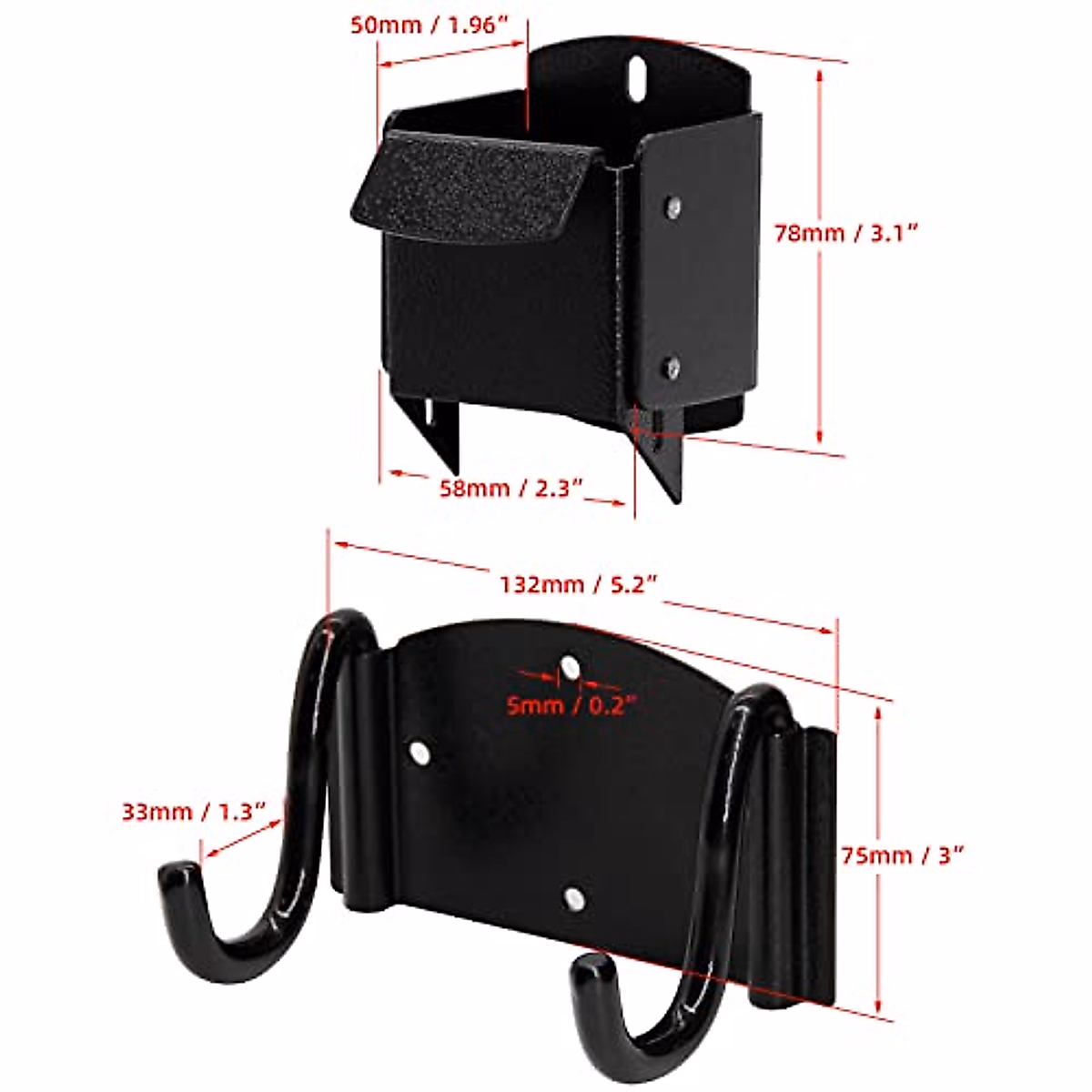 Wheelbarrow Holder,Wheelbarrow Hanger Holder for Garage Wall,Heavy-Duty Wheelbarrow Storage Bracket,for Most Wheelbarrows Designs