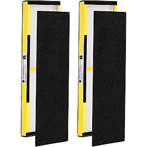 FLT4825 HEPA Filter B Replacement - Compatible with Guardian Air Purifier AC4825 AC4300 AC4800 AC4900 AC4850, 4 Pack Pet-Friendly HEPA with 6 Pre-Filters for Homes, Offices, and Pet Owners