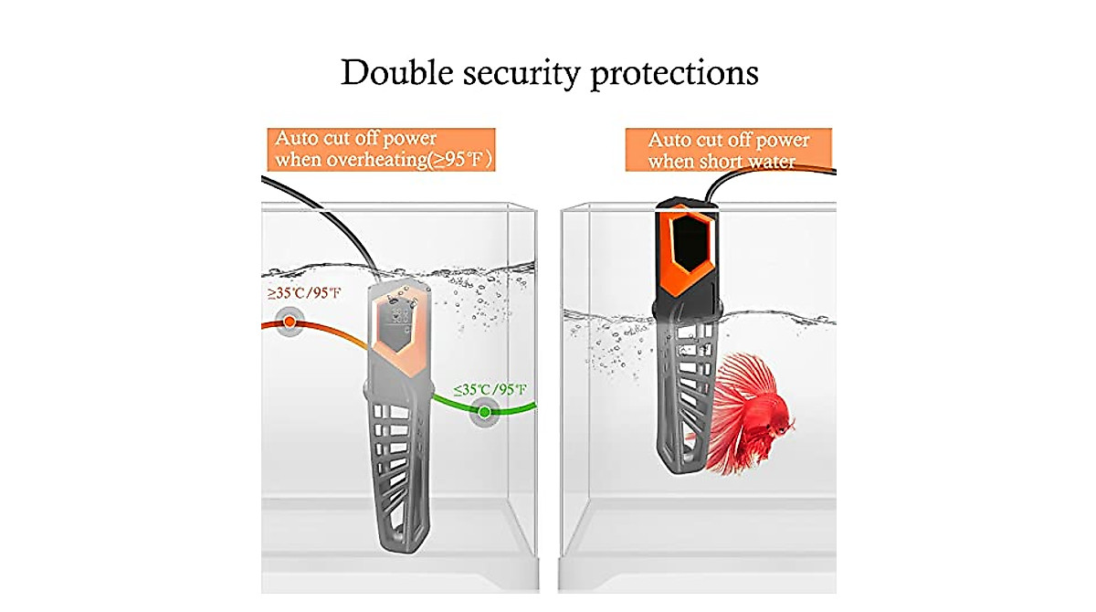 HITOP 600W Digital Titanium Aquarium Heater | Large Tanks