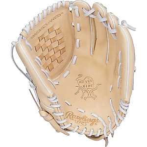 Rawlings | HEART OF THE HIDE Fastpitch Softball Glove | 12.5" | Basket Web | Right Hand Throw