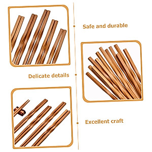 HANABASS 75 Pairs Chopsticks Saibashi Cooking Chopsticks Frying Flatware Hotpot Chopsticks Delicate Chopsticks Chinese Noodle Chopsticks Bamboo Chopsticks for Home Japan Hot Pot