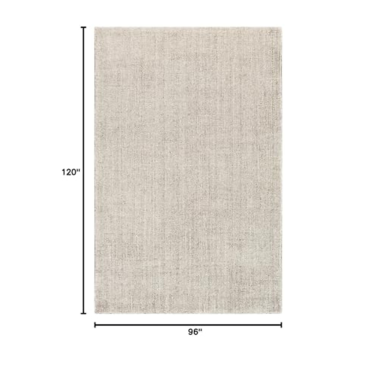 Mark&Day Area Rugs, 8x10 Giles Modern Medium Gray Area Rug, Grey Cream Carpet for Living Room, Bedroom or Kitchen (8' x 10')