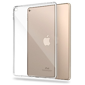 iPad Air II TPU Bumper Case, Ultra-Thin Flexible Silicone Gel Protective Case Cover for 9.7 inch iPad Air 2 - Crystal Clear