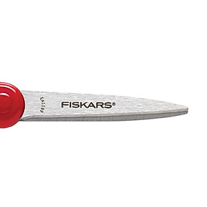 Fiskars 7" Student Scissors for Kids 12-14 - Scissors for School or Crafting - Back to School Supplies - Turquoise