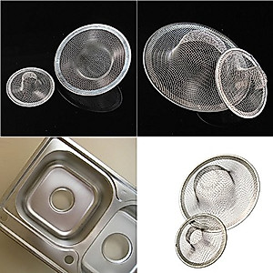 Stainless Steel Mesh Design Sink Strainer Stopper For Kitchen Bathroom