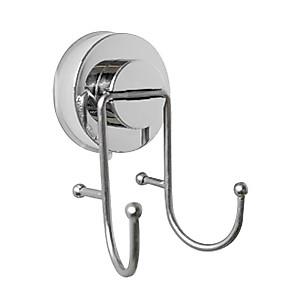 PRETYZOOM Suction Hooks for Shower Suction Cups Hangers Seamless Super Strong Double Hooks Desk Bookshelf Suction Cup Towel Hook Stainless Steel s Hooks Bow Hardware Sucker