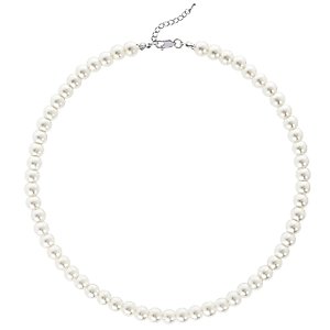 BABEYOND Round Imitation Pearl Necklace Wedding Pearl Necklace for Brides (Diameter of Pearl 8mm)