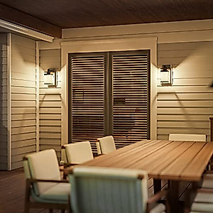 Kenroy Home 70283COP Boulder Lanterns, Medium, Natural Slate with Copper