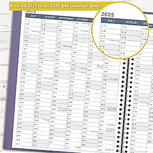 2023 Appointment Book - Weekly Appointment Book 2023, January - December 2023, Hourly Planner with Tabs, 15 Minutes, 8.26"x 10.7", Wirebound - Purple