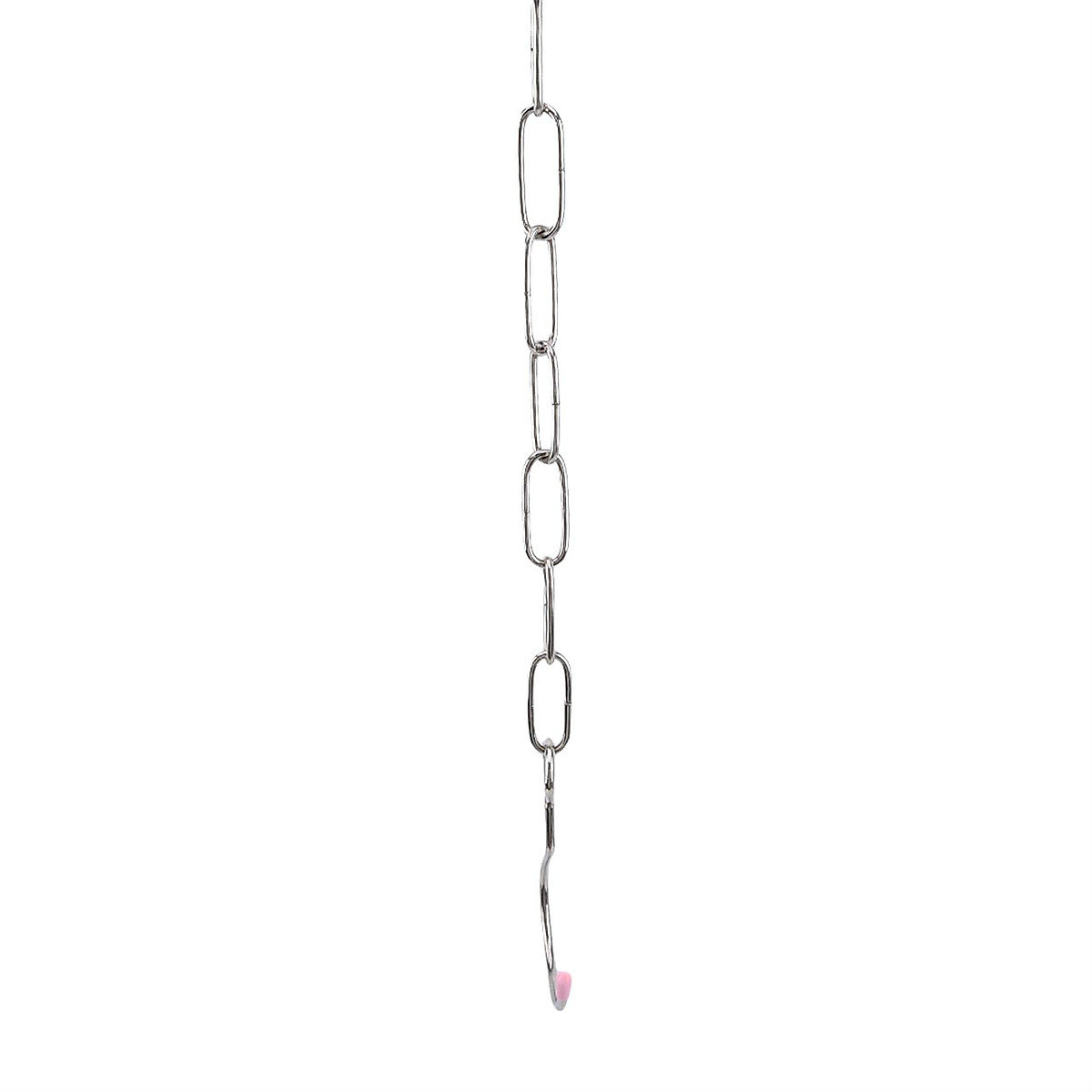 TraveT Hanging Clothing Chain Clothes Market Shop Display Hanging Chain Hooks with Ring Hanger