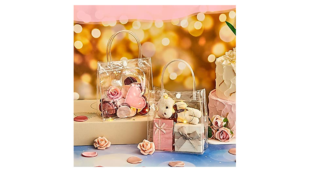 24 LED Gift Bags with Fairy Lights | Perfect for Weddings & Parties