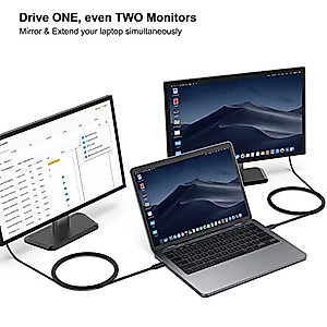 BENFEI USB C to VGA 3 Feet Cable, USB Type-C to VGA Cable [Thunderbolt 3/4 Compatible] with iPhone 15 Pro/Max, MacBook Pro/Air 2023, iPad Pro, iMac, S23, XPS 17, Surface Book 3 and More