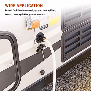 Garden Hose Quick Connector, 3/4 Inch Male and Female Garden Hose Fitting Quick Connector, 6 Set